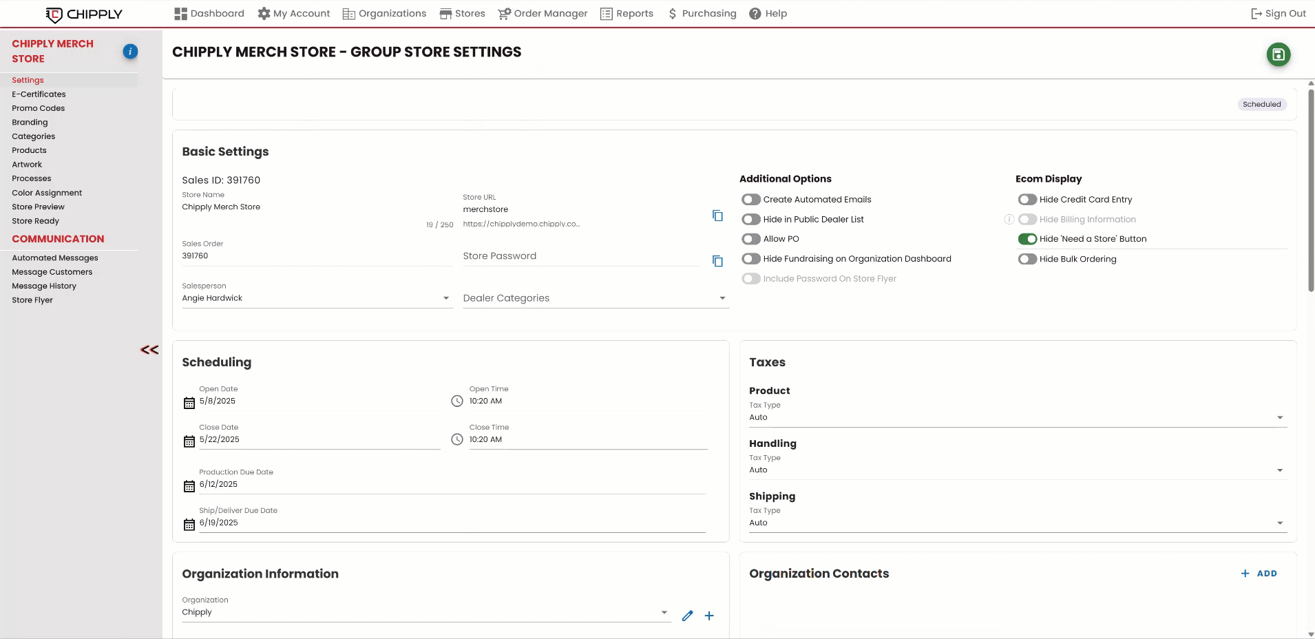 Organize & Manage Orders | Chipply